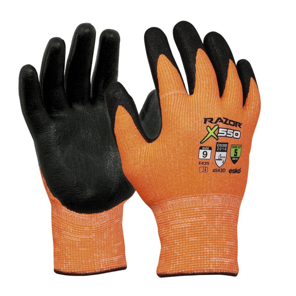 Razor X550 Cut Resistant Gloves - Handling Equipment Canterbury