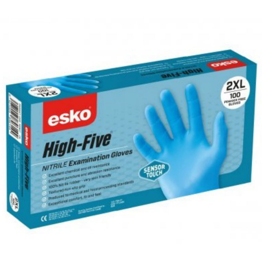 High Five Sensor Touch Disposable Nitrile Gloves - Handling Equipment ...