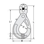 G100 Clevis Safety Hook - Handling Equipment Canterbury