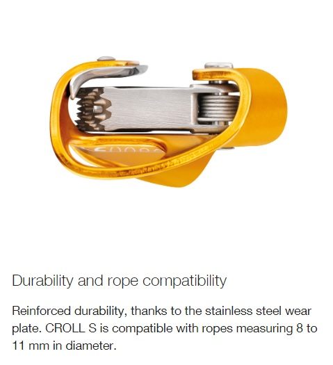 Petzl Croll® S Ascender - Handling Equipment Canterbury