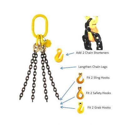 G80 3 Leg Lifting Set - Handling Equipment Canterbury