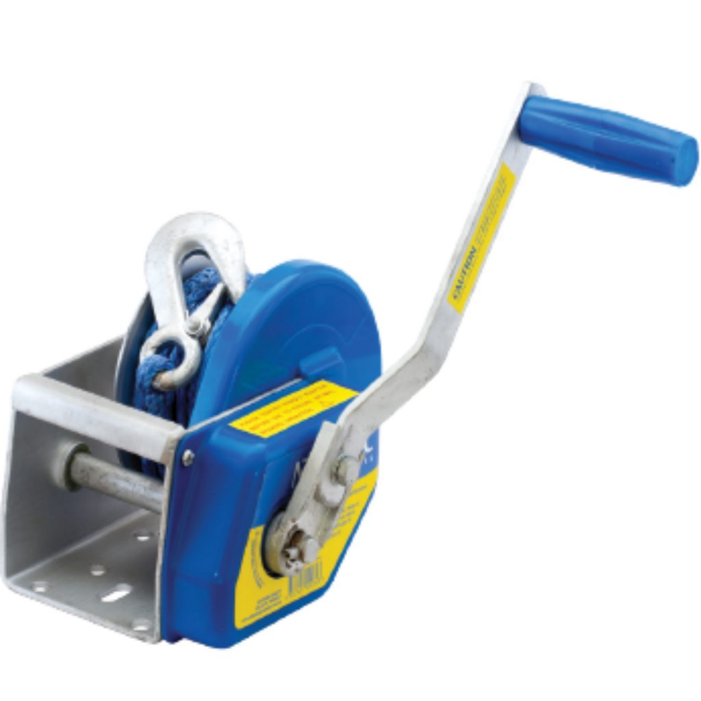 500Kg Atlantic Winch c/w Cable with Snap Hook 10:1 - Handling Equipment ...