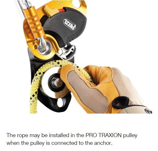 Petzl Pro Traxion Pulley - Handling Equipment Canterbury
