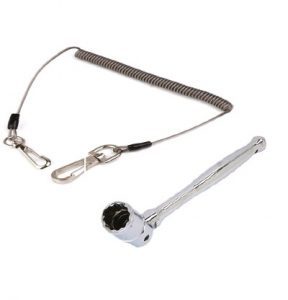 21mm Scaffold Spanner with tool coil lanyard - Handling Equipment ...