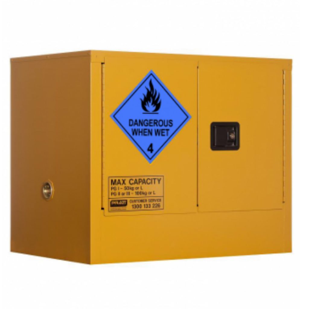 100L Class 4 Dangerous Goods Cabinet - Handling Equipment Canterbury