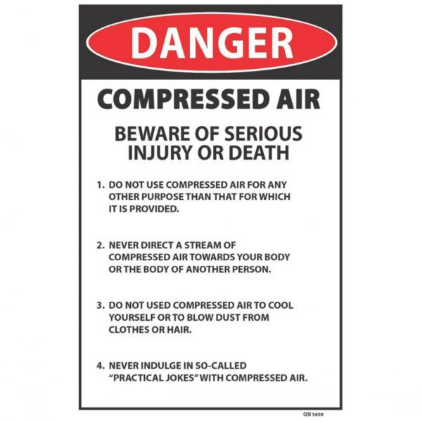 Danger Signs - Handling Equipment Canterbury