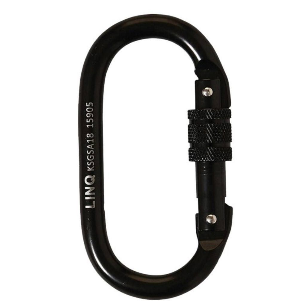 LINQ Carabiner - Screw Gate Steel Alloy 18mm - Handling Equipment ...