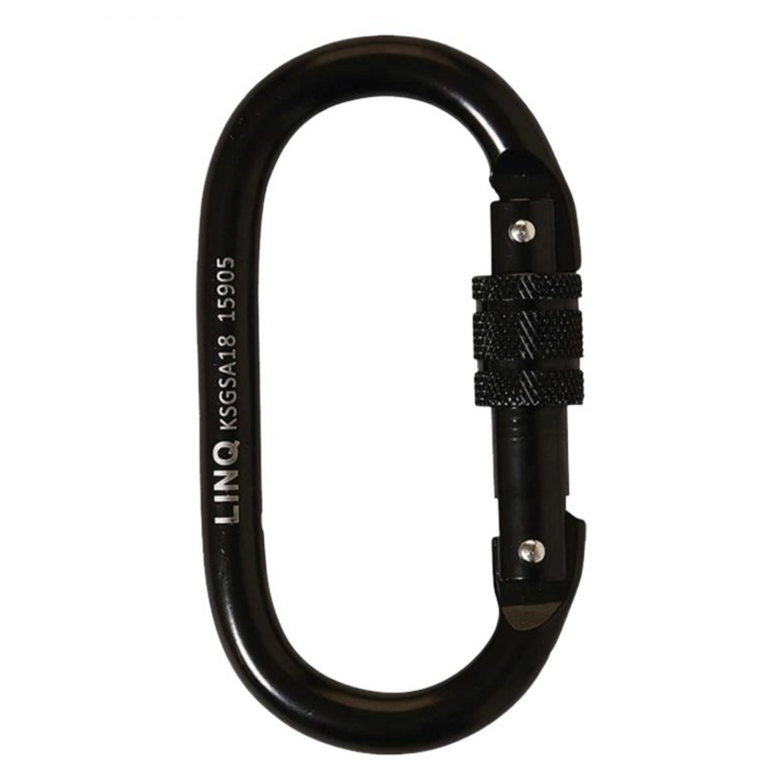 LINQ Carabiner - Screw Gate Steel Alloy 18mm - Handling Equipment ...