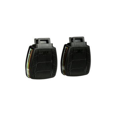 3M™ Secure Click™ Cartridge A1B1E1K1P3 D8094, with Dual Flow, 4 Pairs ...