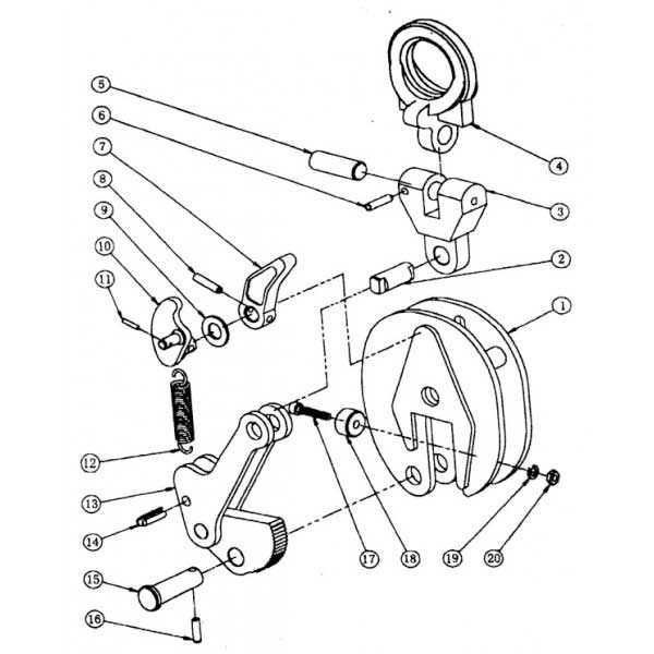 Rigtech Uni Plate Clamp Jaw Kit Set - Handling Equipment Canterbury
