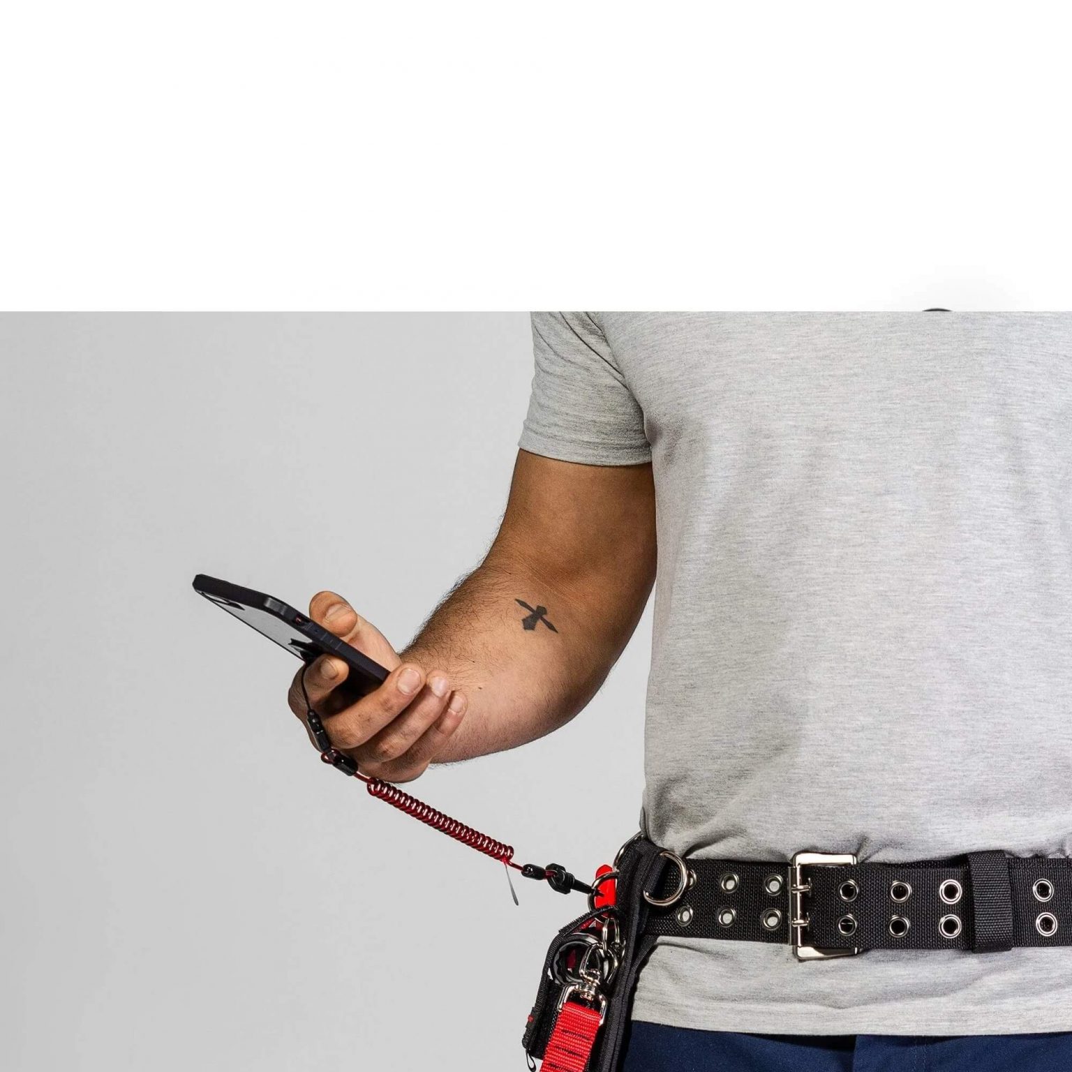 Gripps Coil E-Tether With Steel Clamp - Handling Equipment Canterbury