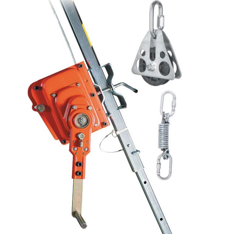 ZERO Descend Pro Heavy duty winch with pulley & mounting bracket - 25m ...