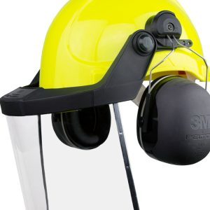 3M V5 Clear Full Face Shield System Polycarbonate Visor - Clear Lens ...