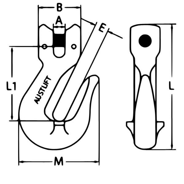 G100 Clevis Grab Hook - Handling Equipment Canterbury