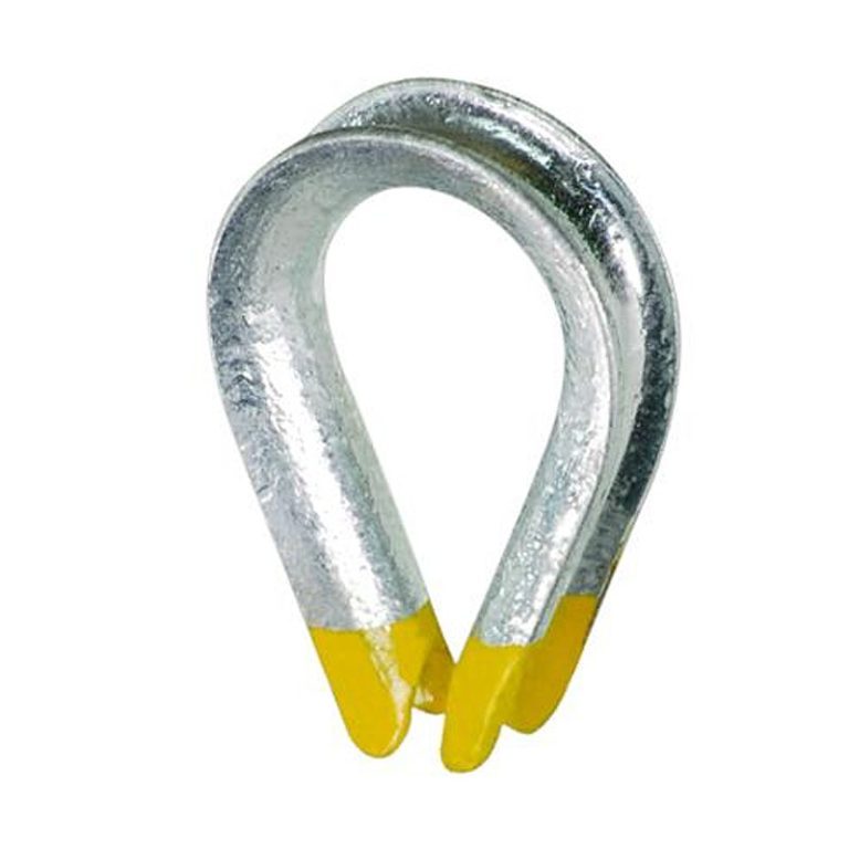 Galvanised Wire Rope Grips & Thimbles - Handling Equipment Canterbury