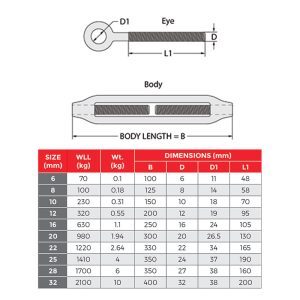 Turnbuckle Forged Galvanised Eye/Eye JIS - Handling Equipment Canterbury