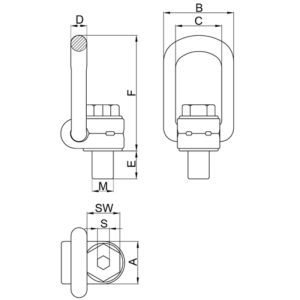 Swivel Lifting Point - Handling Equipment Canterbury