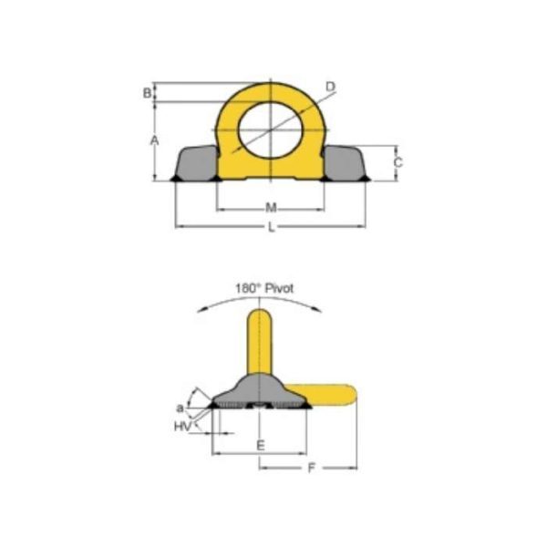 Weld On Ring Yoke - Handling Equipment Canterbury