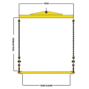 Spreader and Lifting Beam Kit (IBC & Pallet) - 2000KG - Handling ...